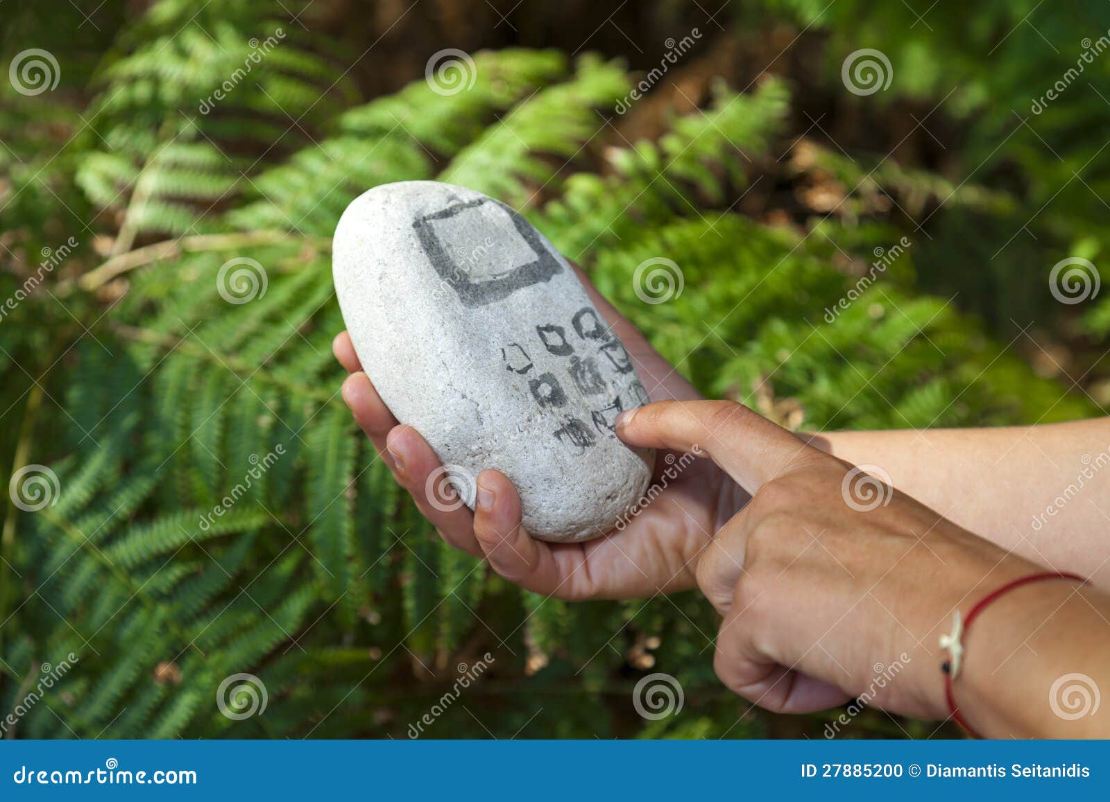 Stone mobile phone stock photo. Image of white, archer - 27885200