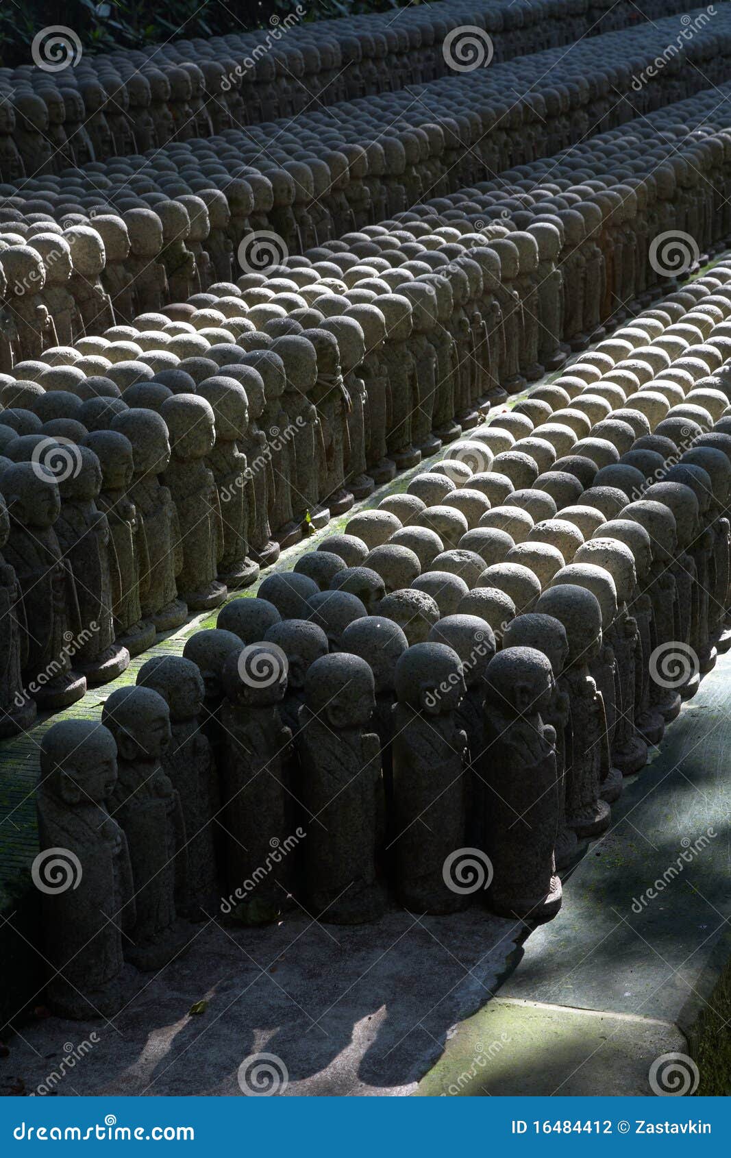 Stone monks statues stock photo. Image of traditional - 16484412