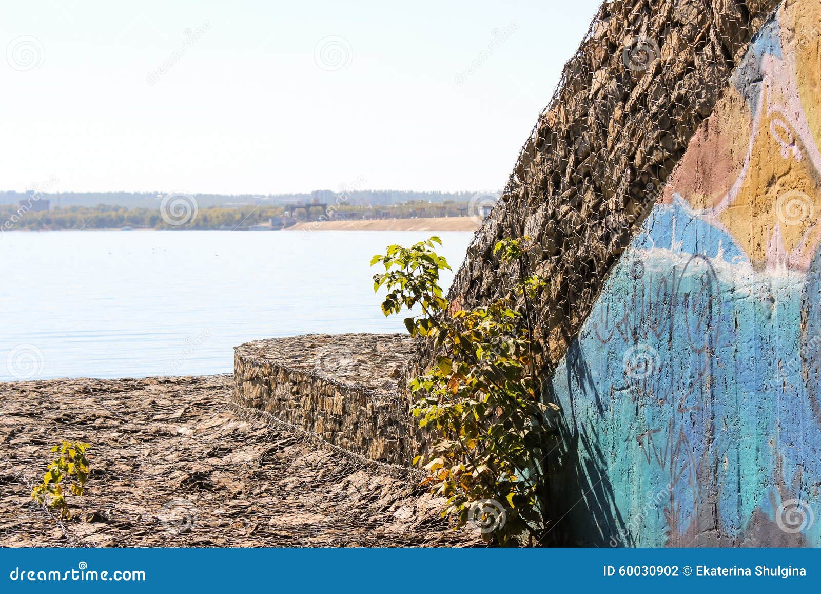 Stone river bank stock photo. Image of pattern, nature - 60030902