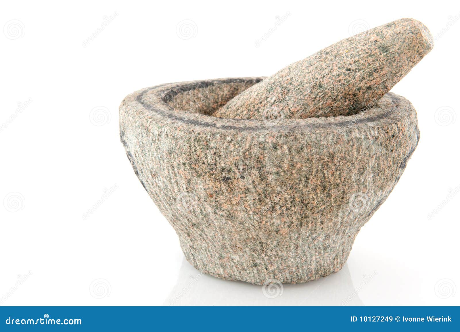 Stone mortar stock image. Image of tool, pulverize, isolated - 10127249