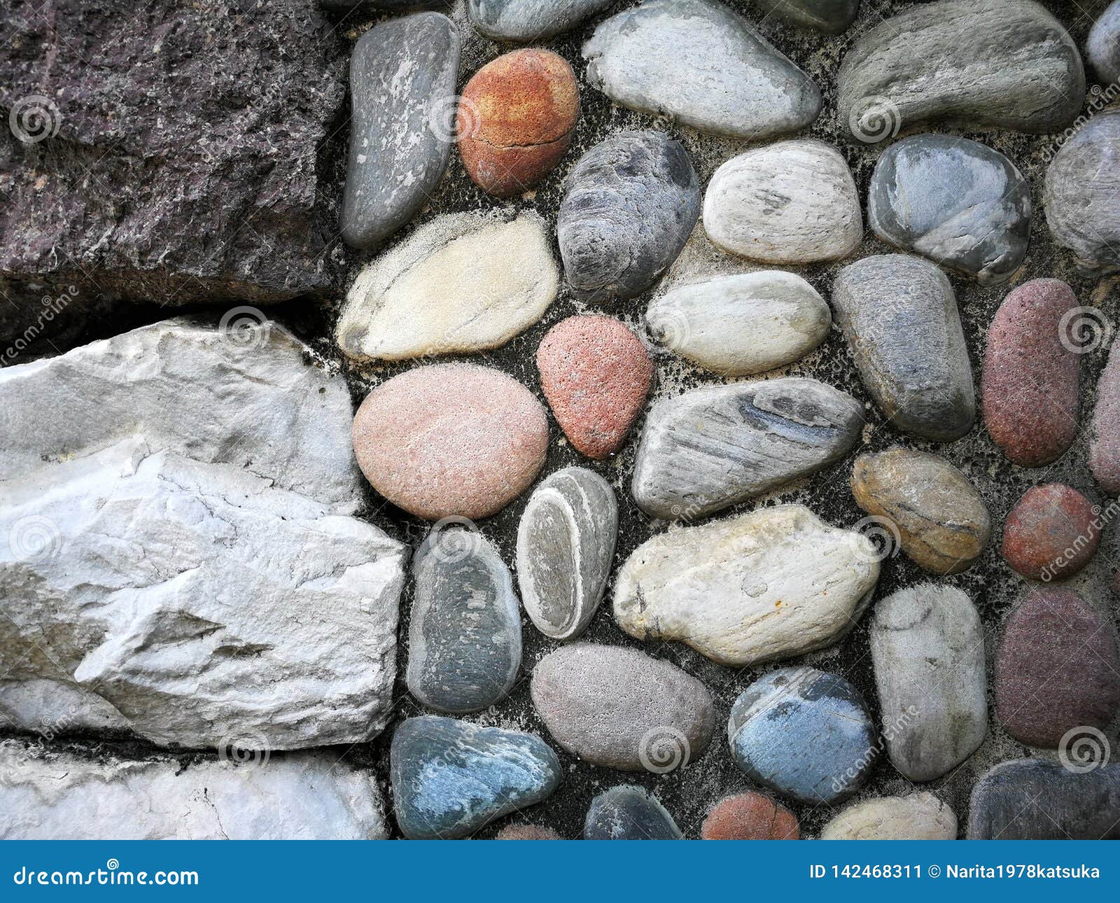 A stone multiple color stock image. Image of color, surface - 142468311