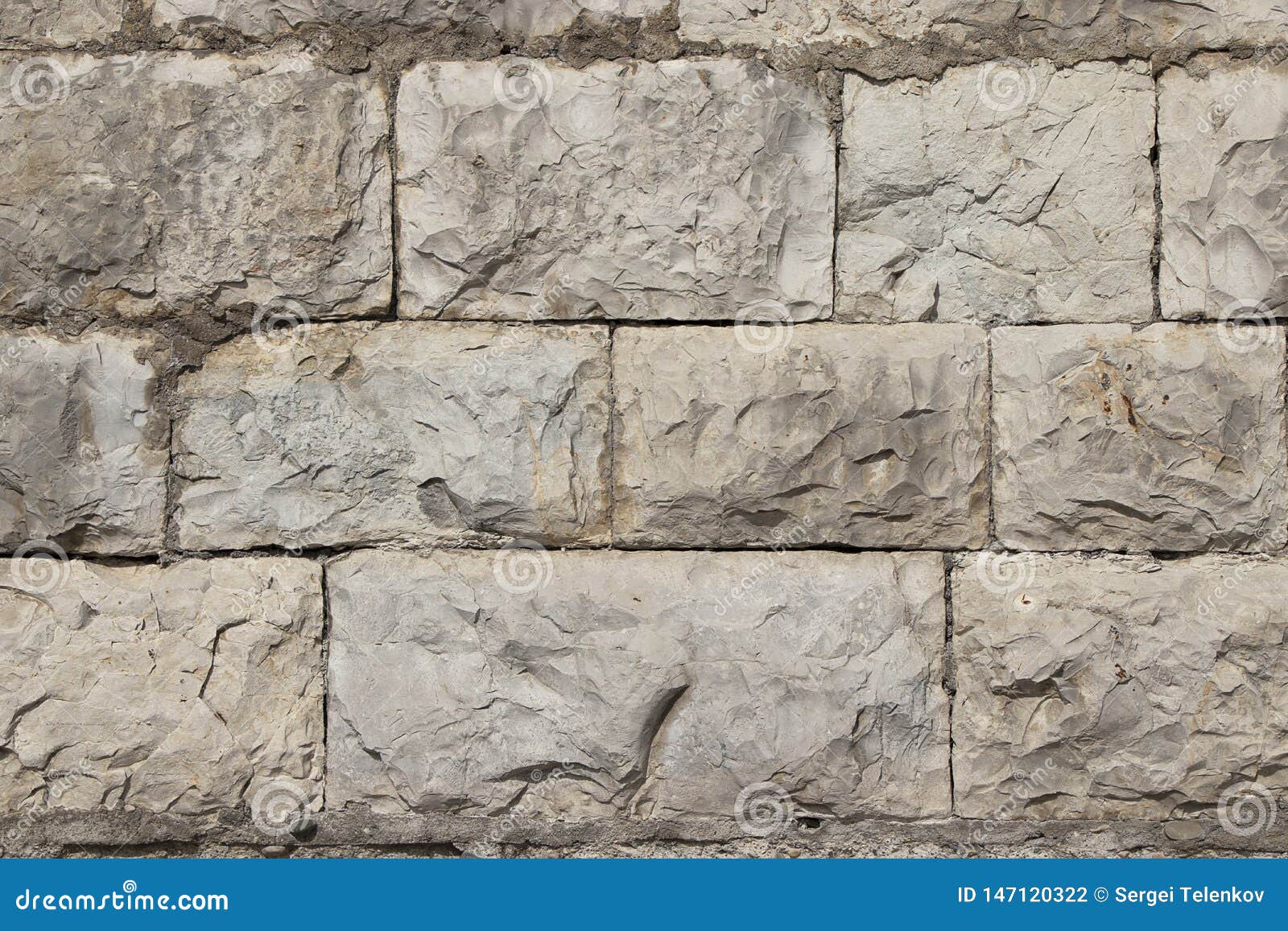 Stone Natural Wall in Blocks. the Texture of the Stone Block-lined Wall ...