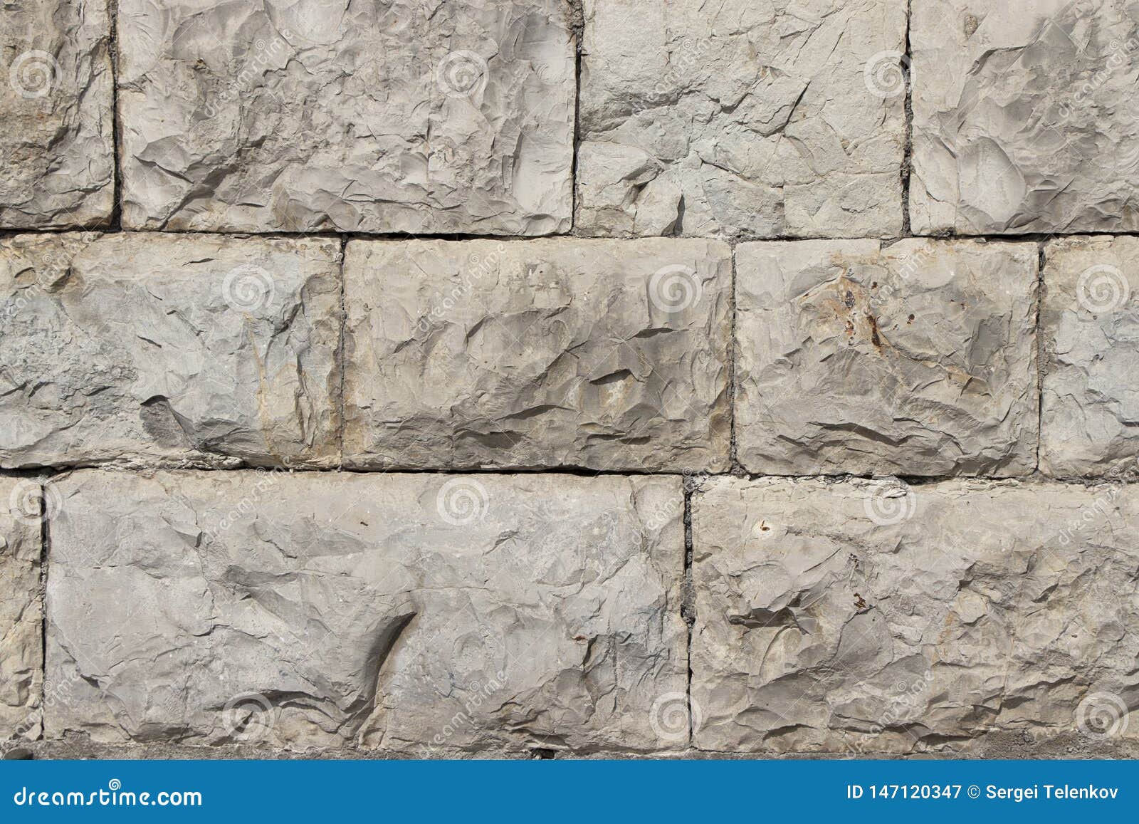 Stone Natural Wall in Blocks. the Texture of the Stone Block-lined Wall ...
