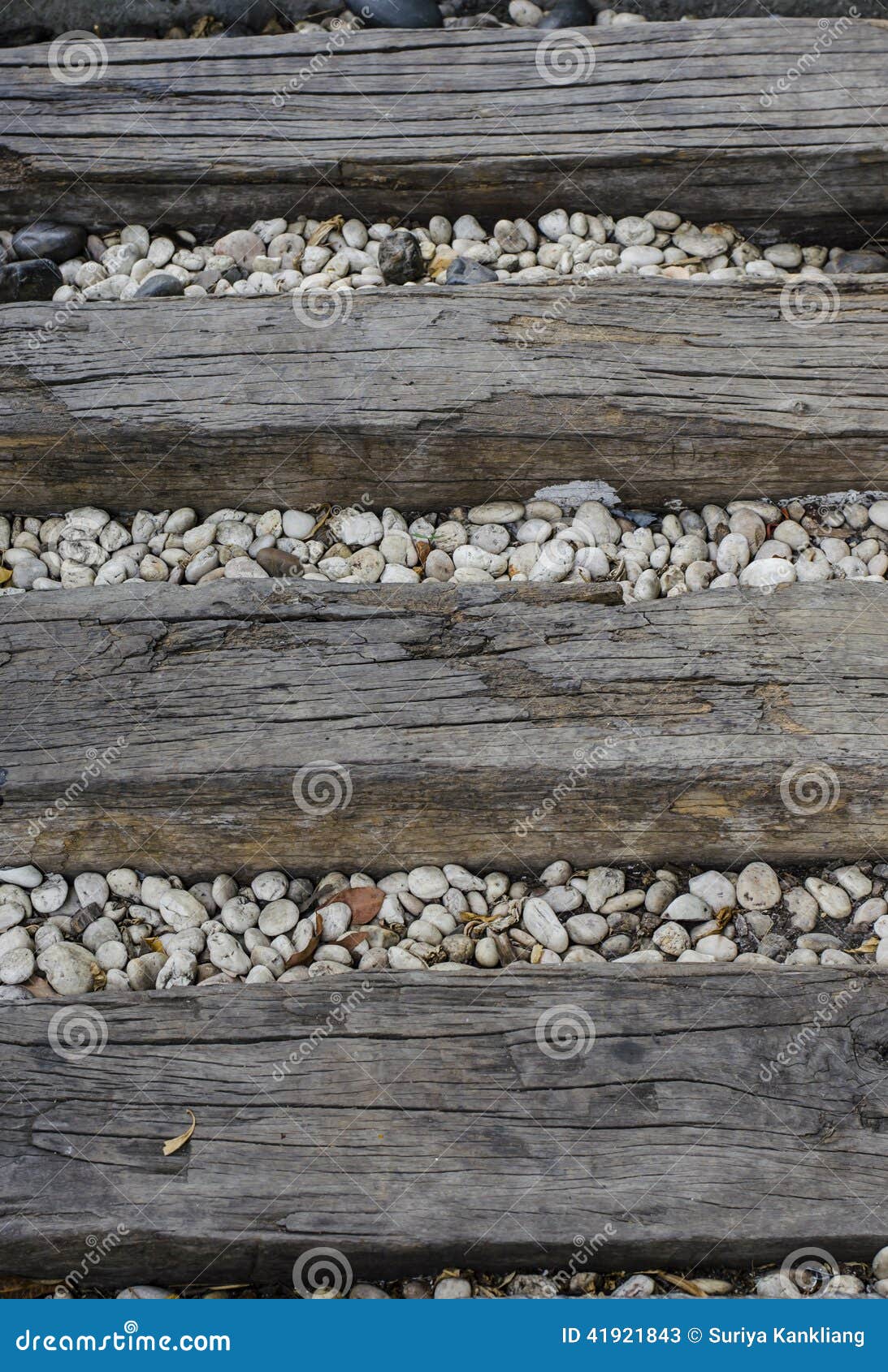Stone and old log stock image. Image of walk, wood, timber - 41921843