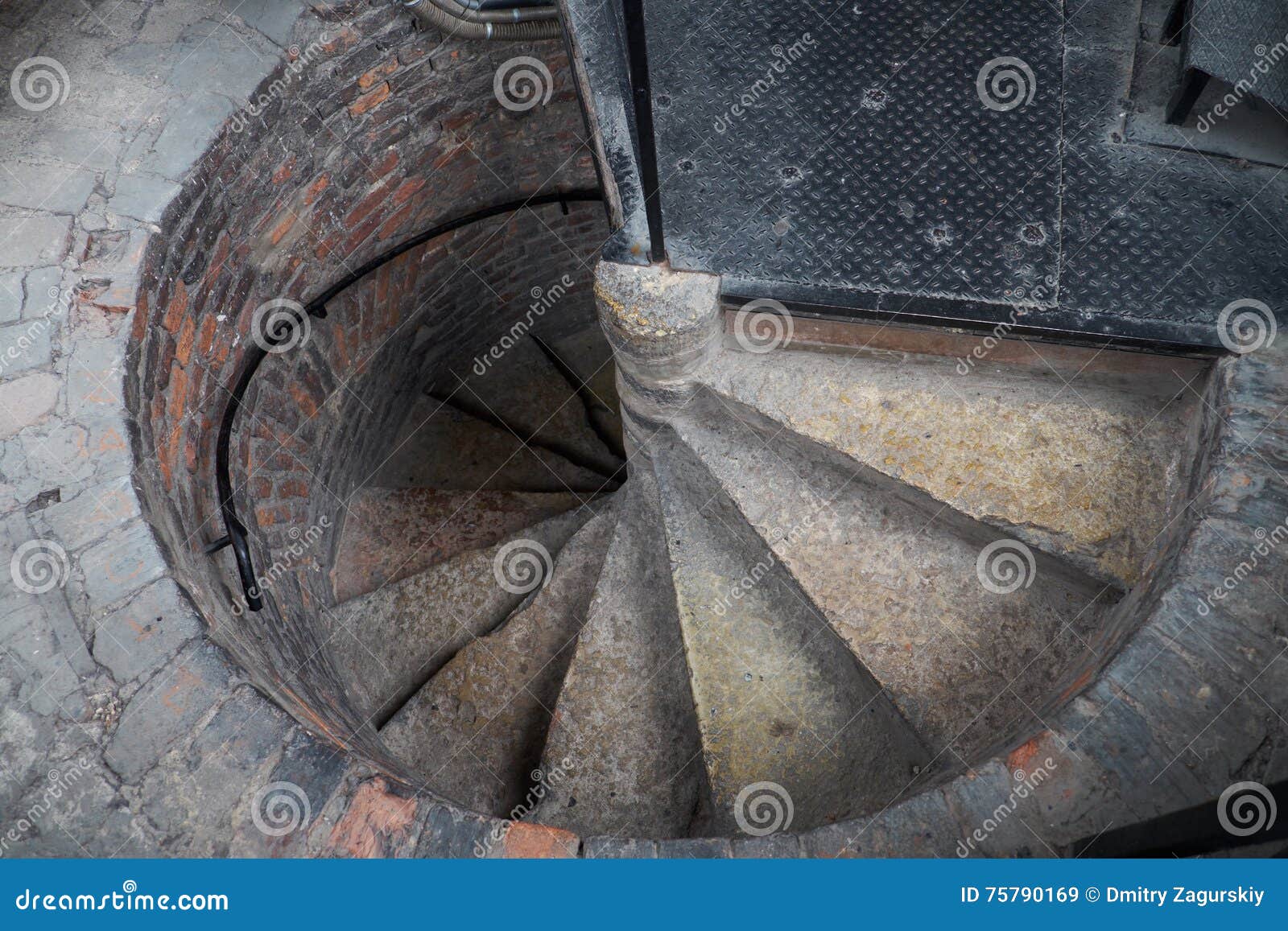 Stone old spiral staircase stock image. Image of smolny - 75790169