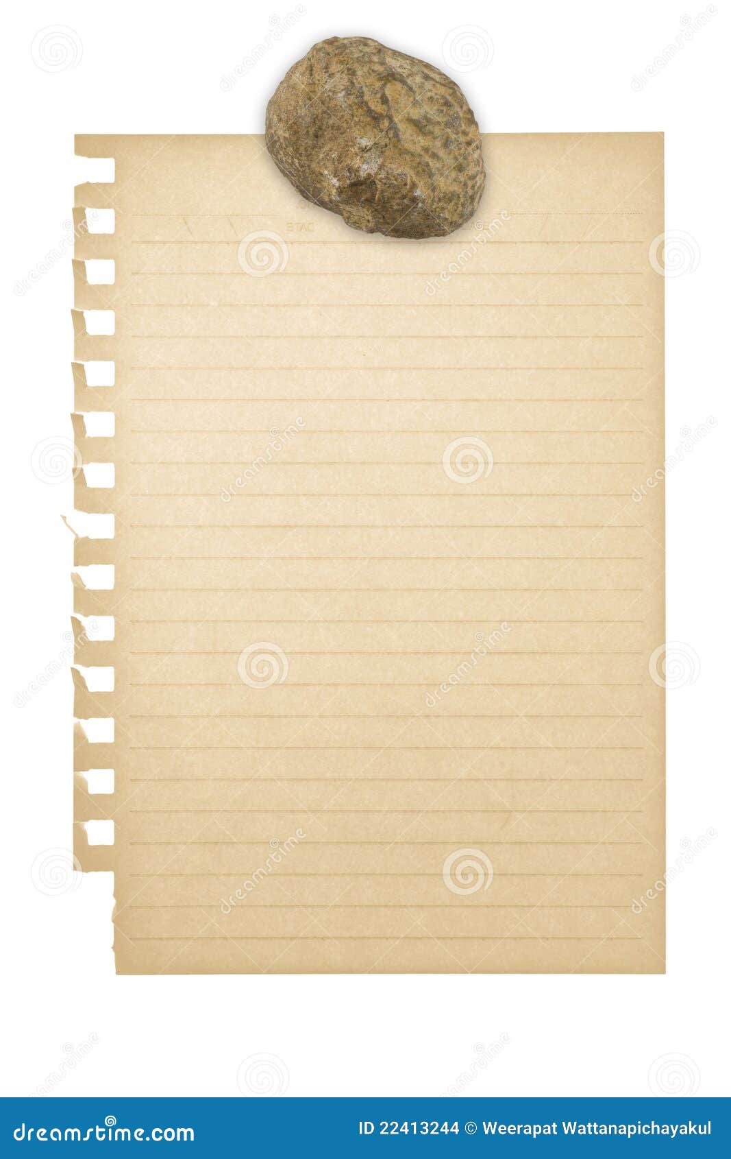 Stone and paper stock photo. Image of bulletin, grunge - 22413244