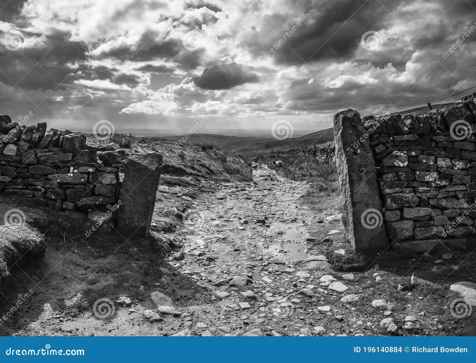 Stone Pass stock photo. Image of united, nature, path - 196140884