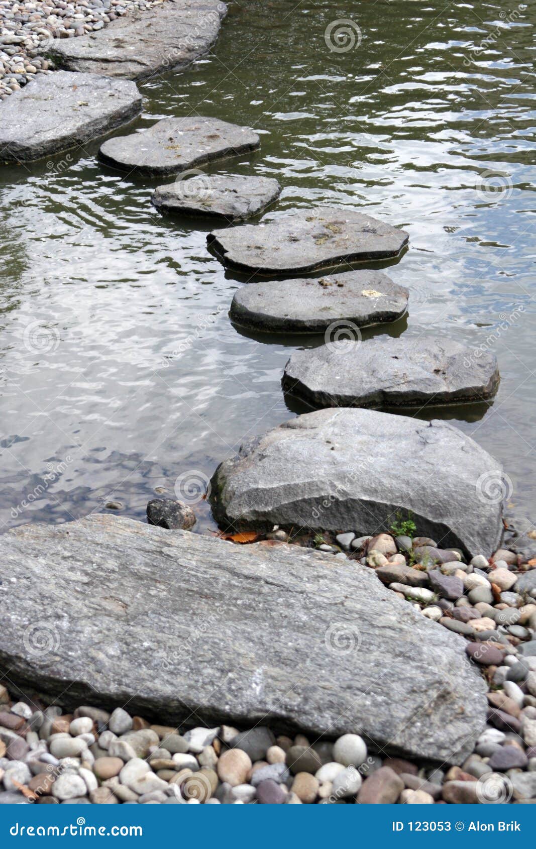 Stone Path stock image. Image of japan, creek, details - 123053