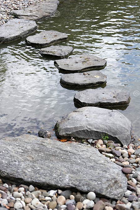 Stone Path stock image. Image of japan, creek, details - 123053