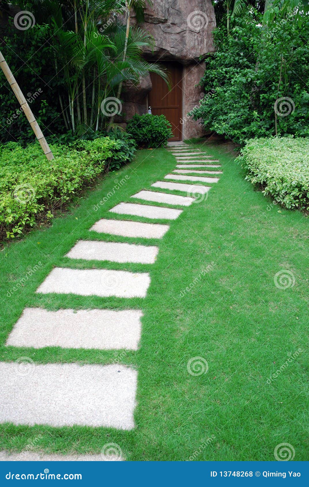 Stone path stock illustration. Illustration of trail - 13748268