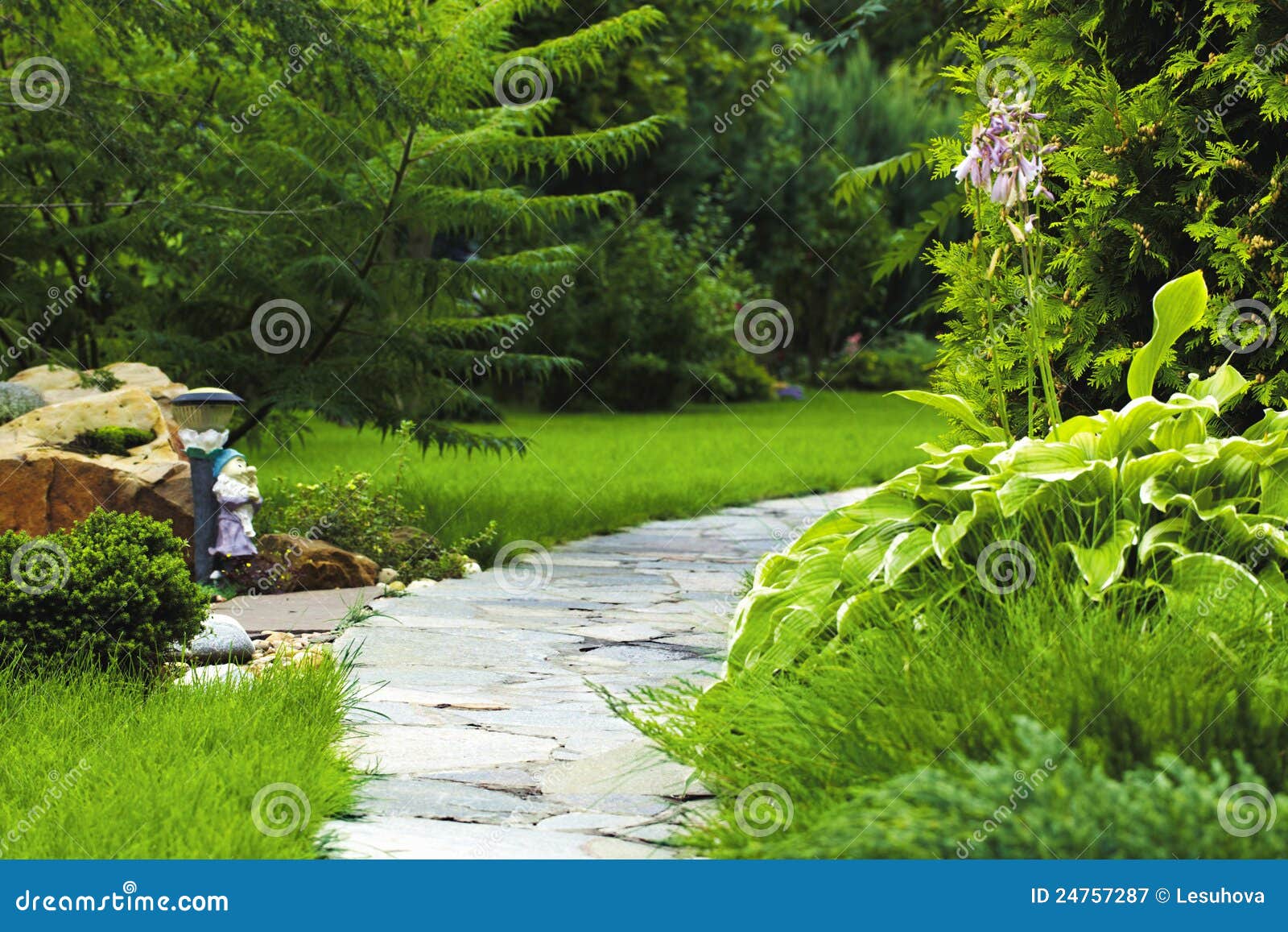 Stone path stock image. Image of home, landscape, history - 24757287