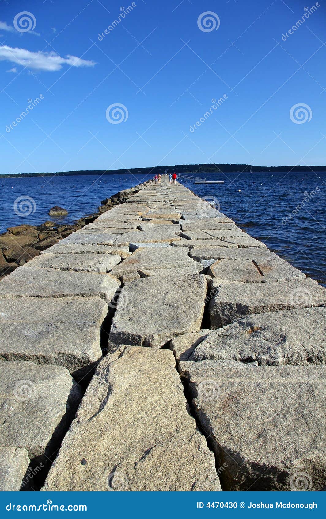 Stone Path stock photo. Image of sunny, lead, harbor, leading - 4470430