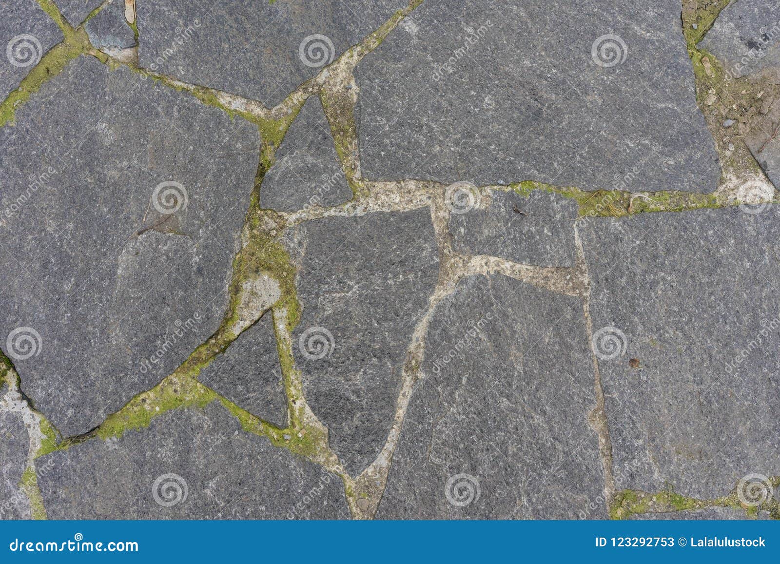 Stone Path Grey Concrete Top View Stock Image - Image of abstract ...