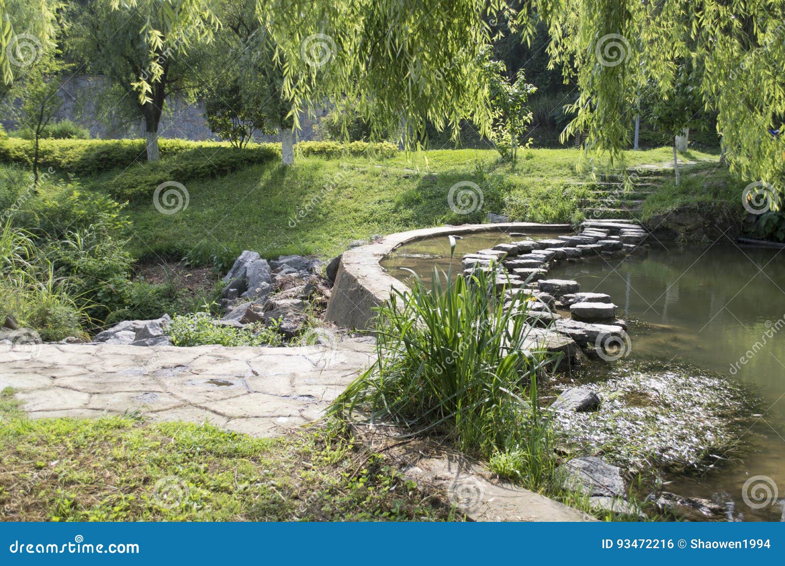 Stone path on river stock photo. Image of boulder, path - 93472216