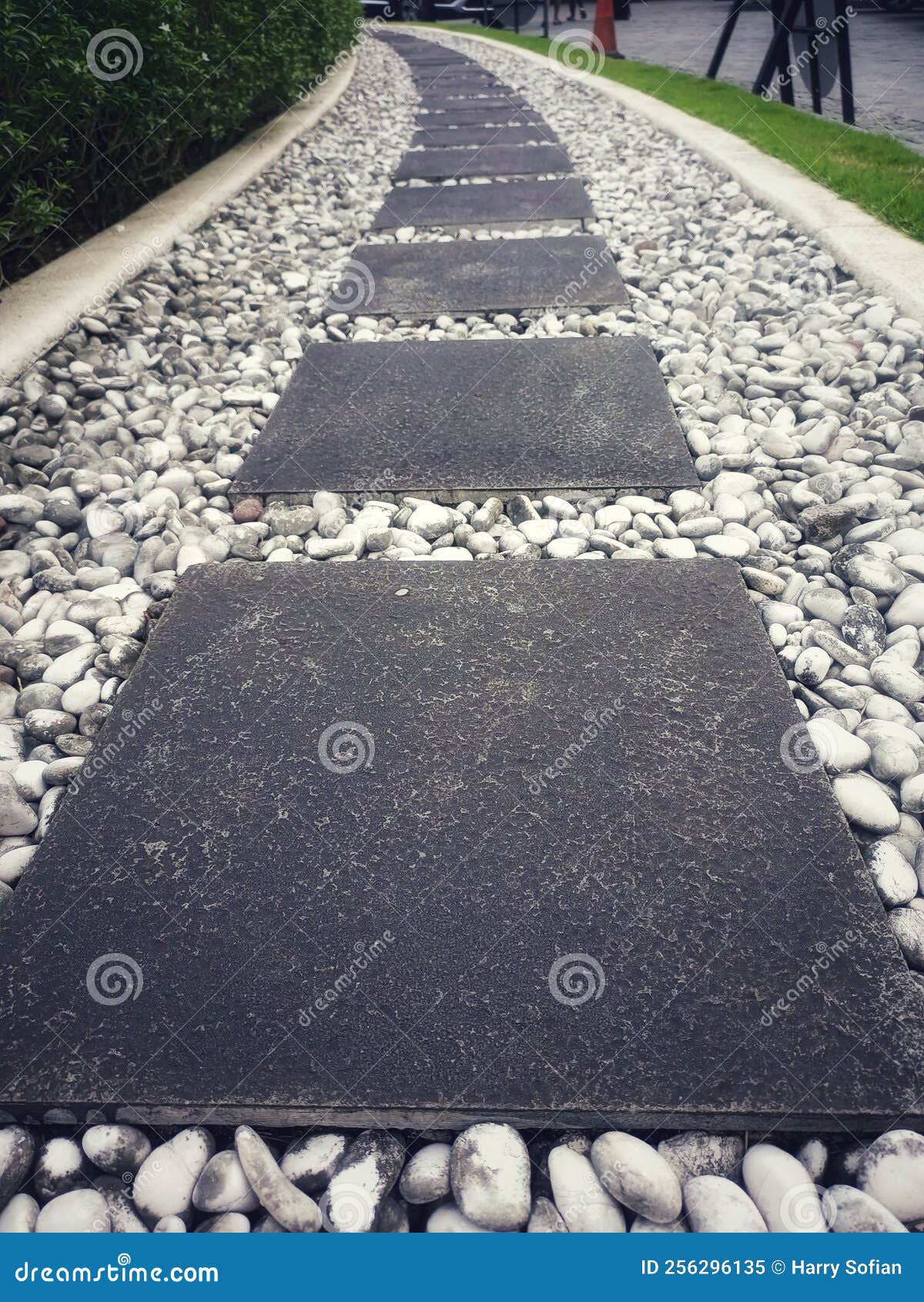Stone path stock image. Image of floor, tarmac, infrastructure - 256296135