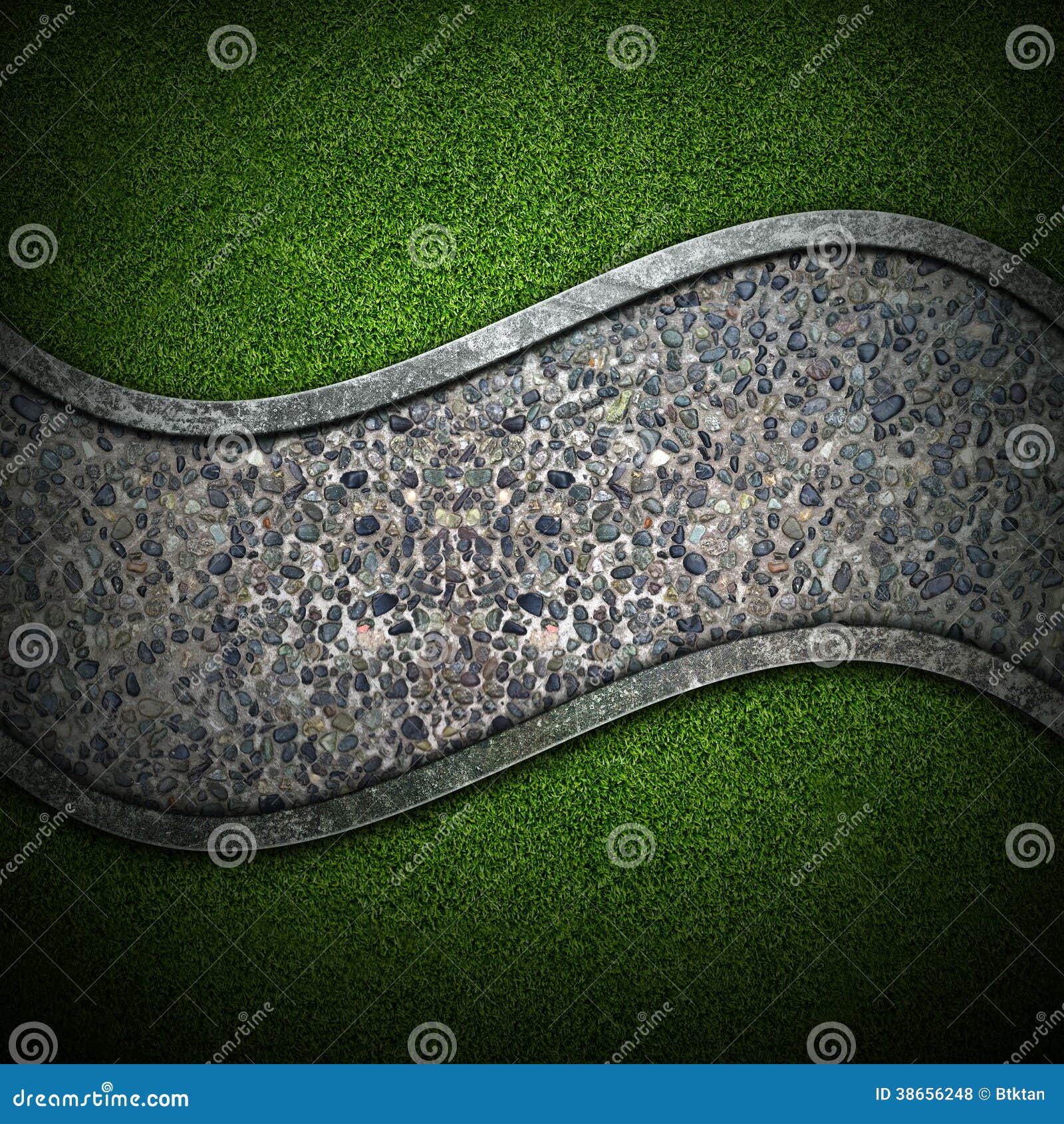 Stone Path stock photo. Image of stones, gardening, flower - 38656248