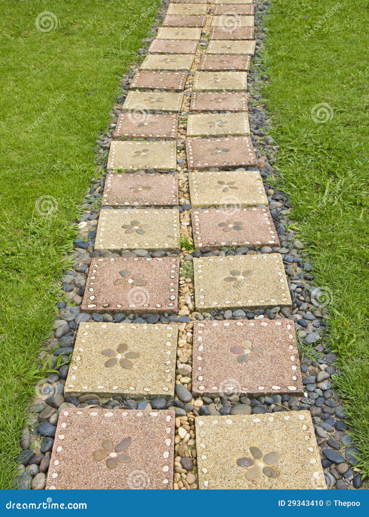 Stone pathway stock photo. Image of landscape, stone - 29343410
