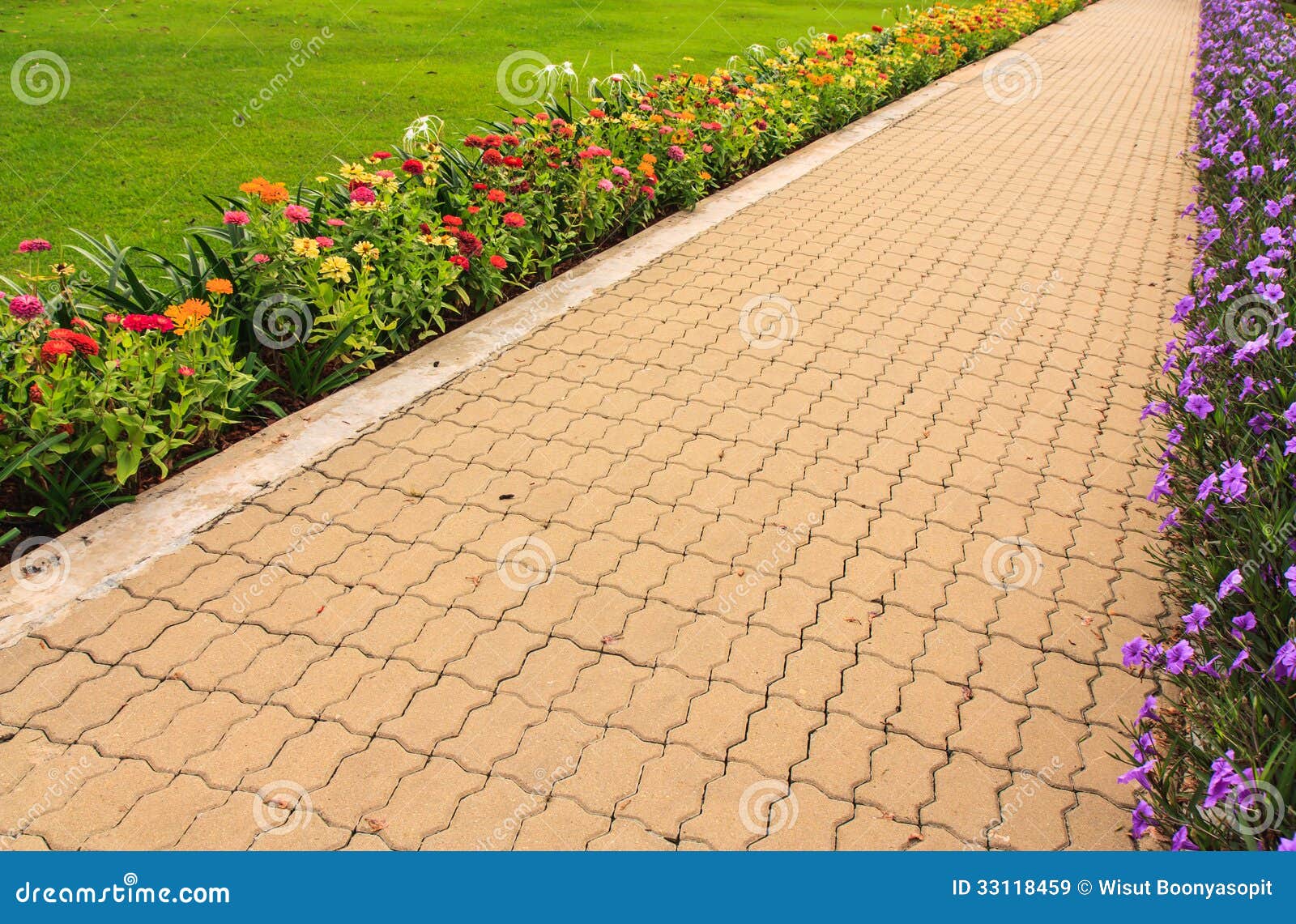 Pathway In The Garden. Royalty-Free Stock Photography | CartoonDealer ...