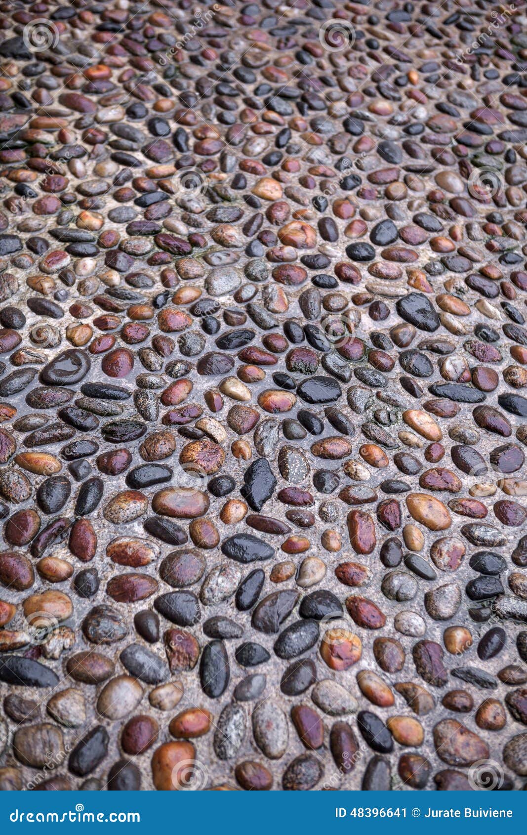 Stone pathway stock image. Image of pebble, footpath - 48396641