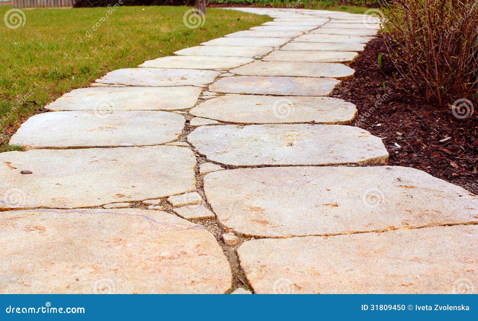 Stone pathway stock photo. Image of garden, landscape - 31809450