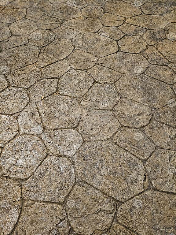 Stone Pathway Pattern for 3d Texture Background Stock Image - Image of ...