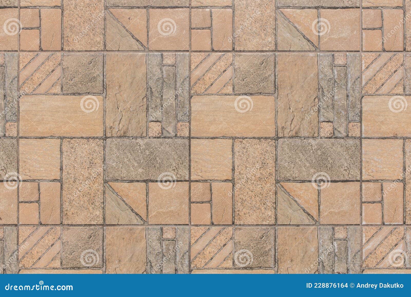 Stone Pattern Abstract Floor Tile Mosaic Texture Background Stock Photo ...