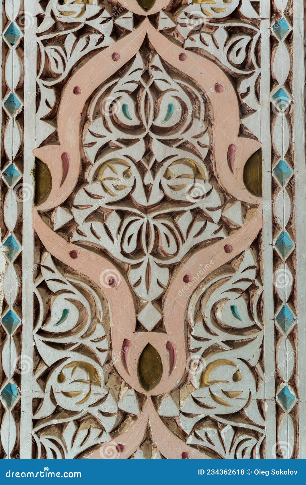 Stone Pattern in Arabic Style for Background or Texture Stock Photo ...