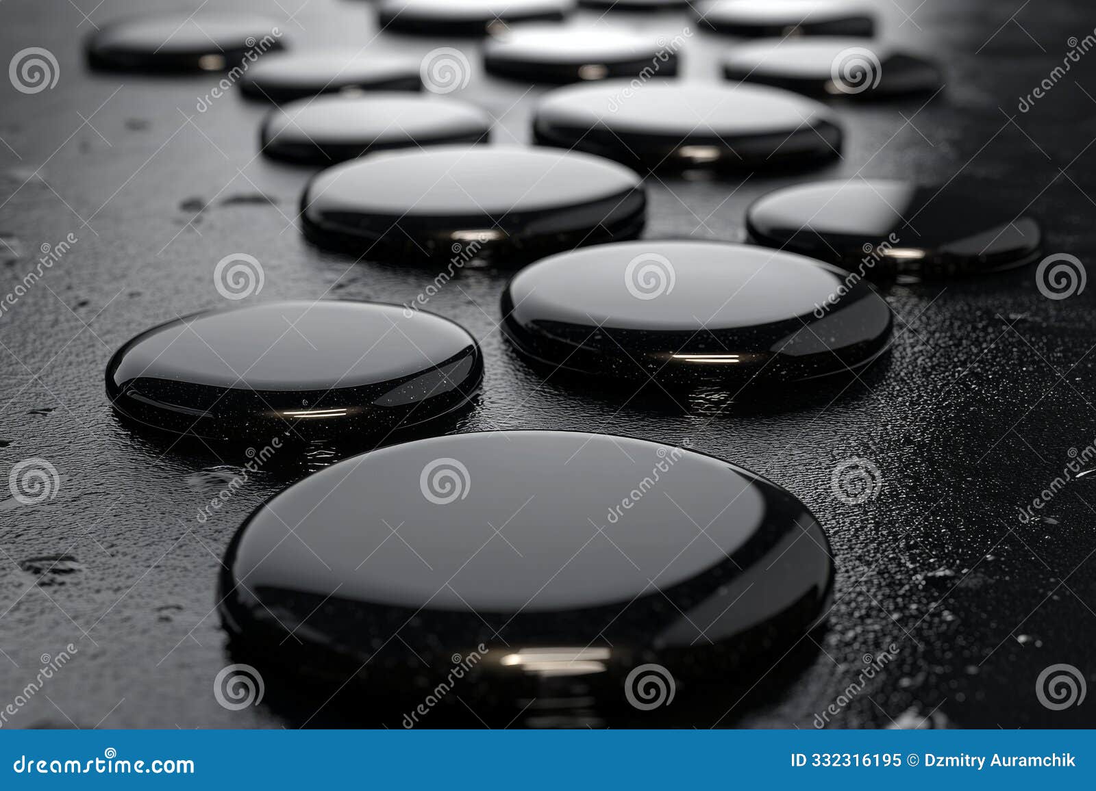 Stone Pattern with Smooth Rounded Edges on a Lava Stone Background ...