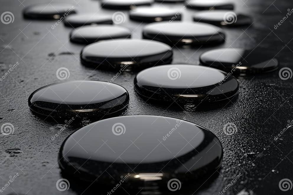 Stone Pattern with Smooth Rounded Edges on a Lava Stone Background ...