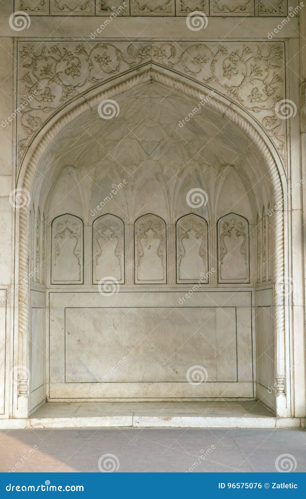 Stone Pattern on a Wall in Red Fort, Agra Stock Photo - Image of fort ...