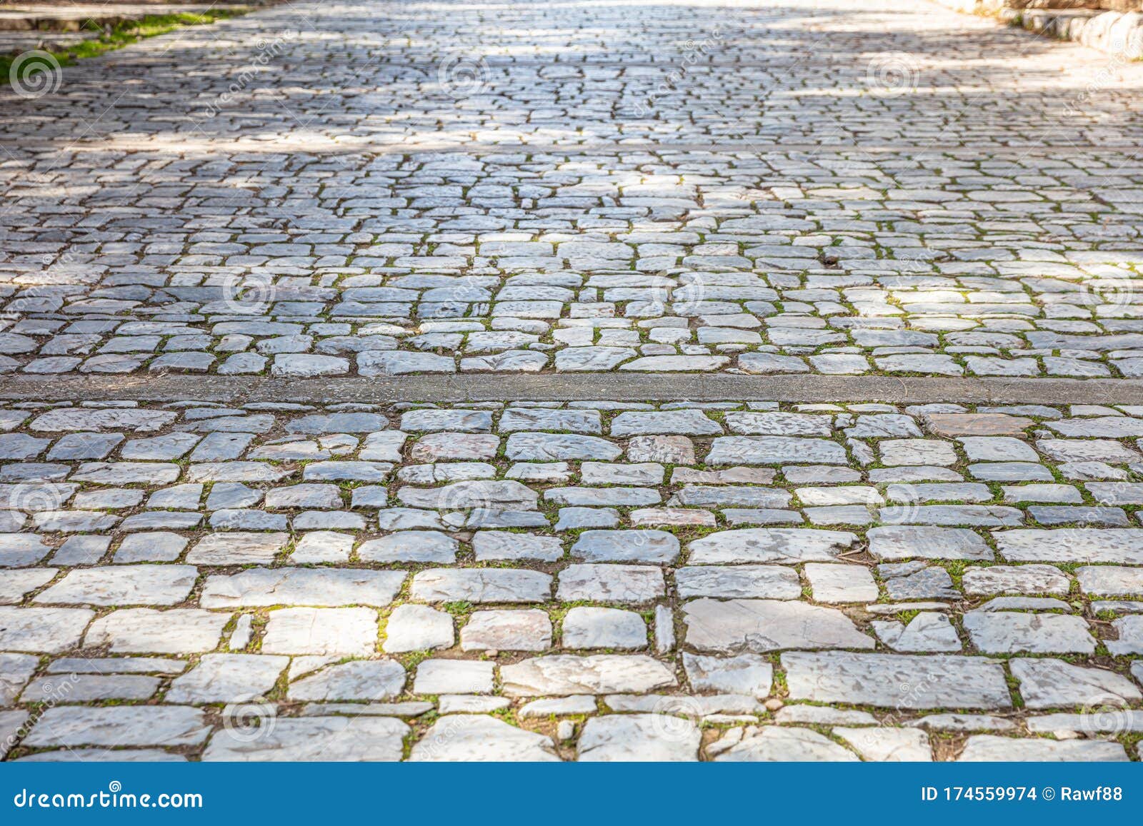 Cobblestone Path Background