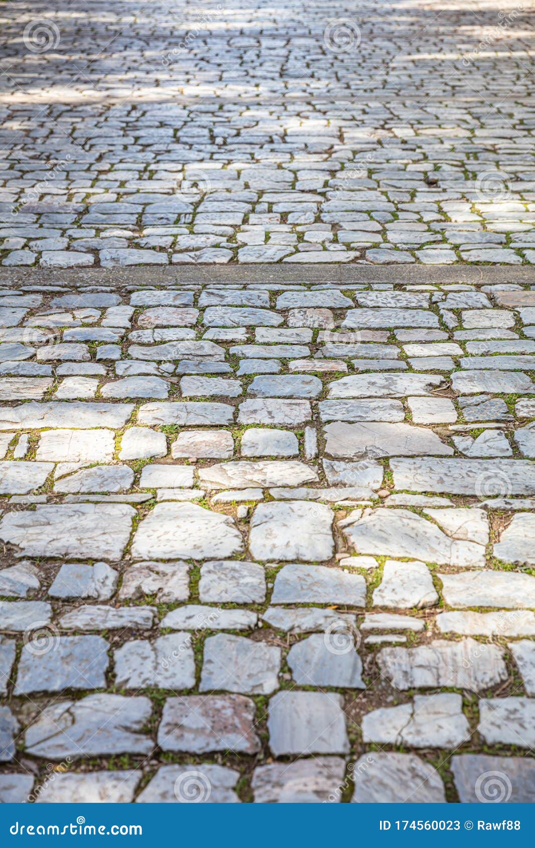 Stone Paved Footpath, Cobblestone Pathway Background Texture Stock ...