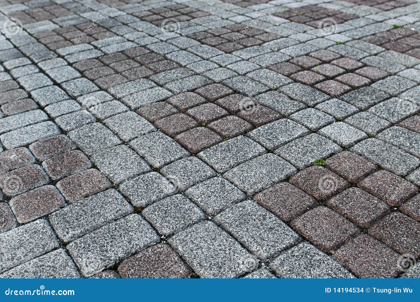 Stone paved ground stock photo. Image of pattern, road - 14194534