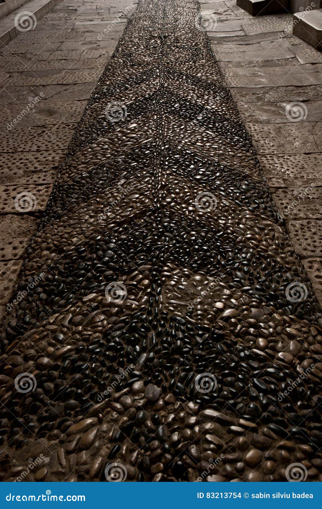 Stone Paved Pattern Pathway Stock Photo - Image of topkapi, pattern ...