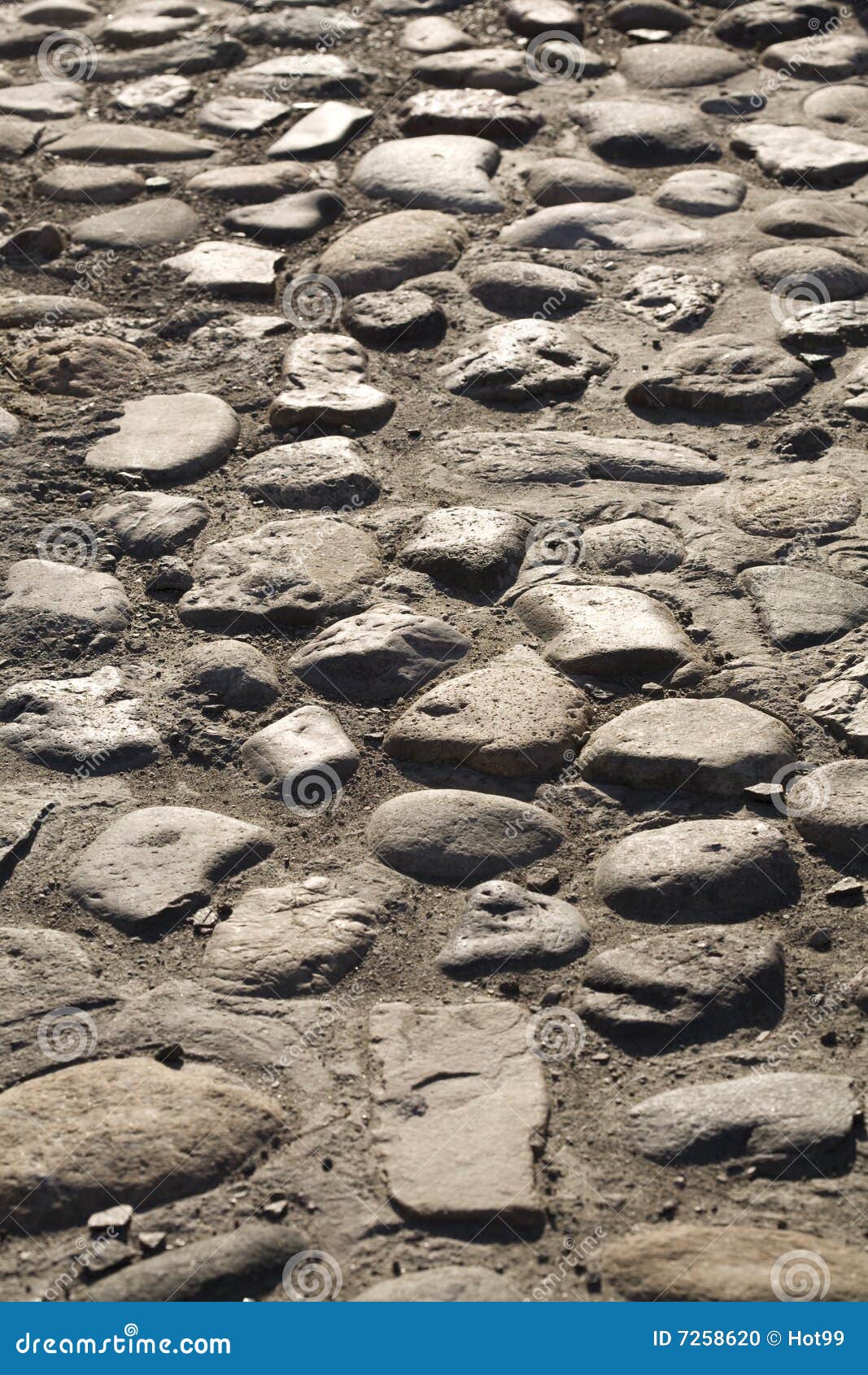 A stone paved road stock photo. Image of colors, background - 7258620