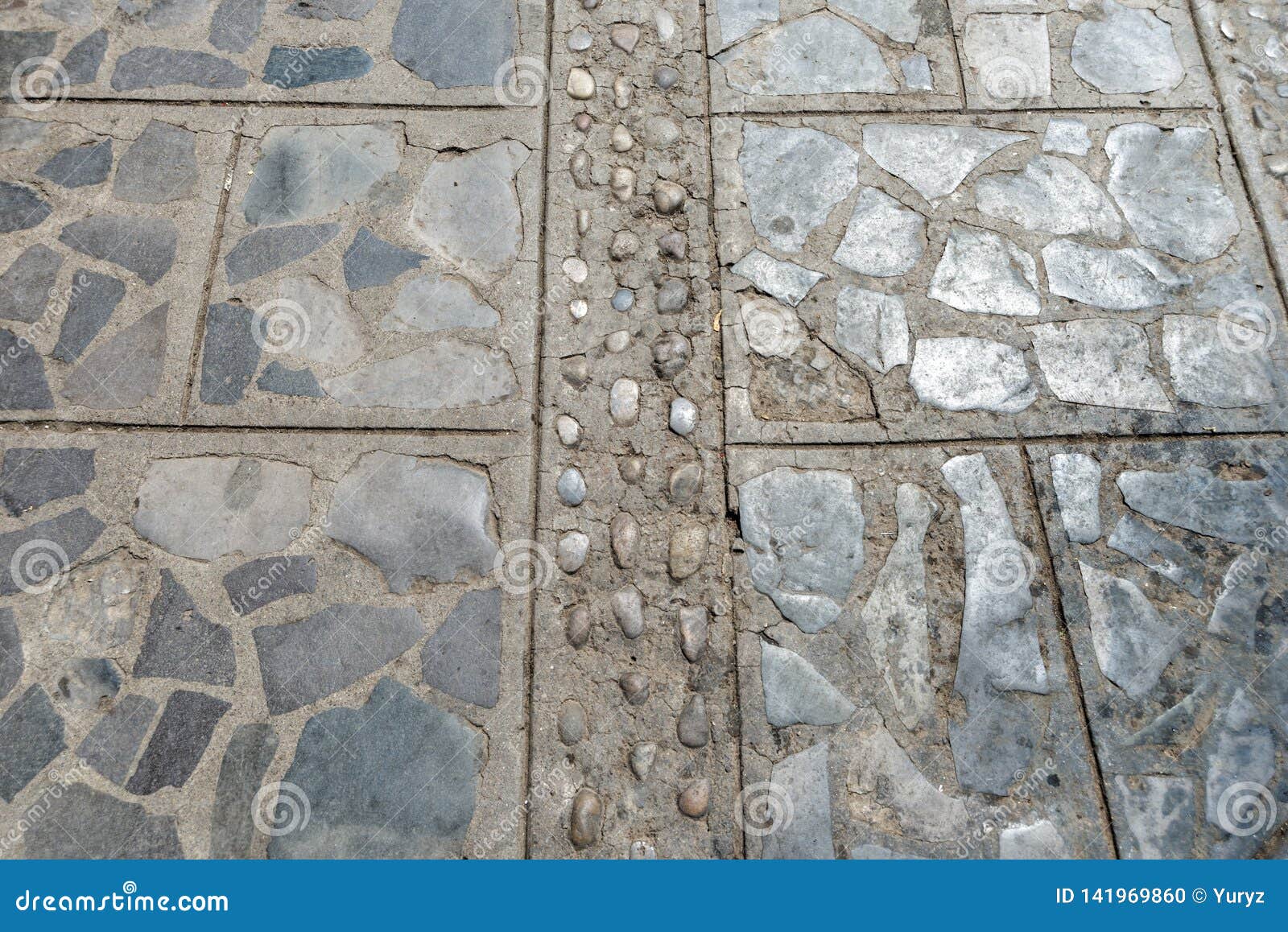 Stone pavement decoration stock photo. Image of pavement - 141969860