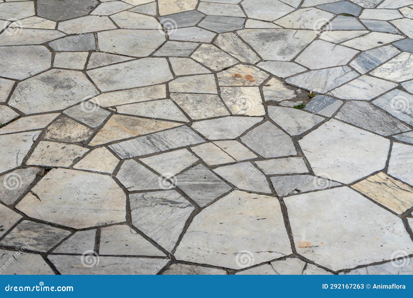 Pavement Marble Abstract Background With Holes Stock Photo ...