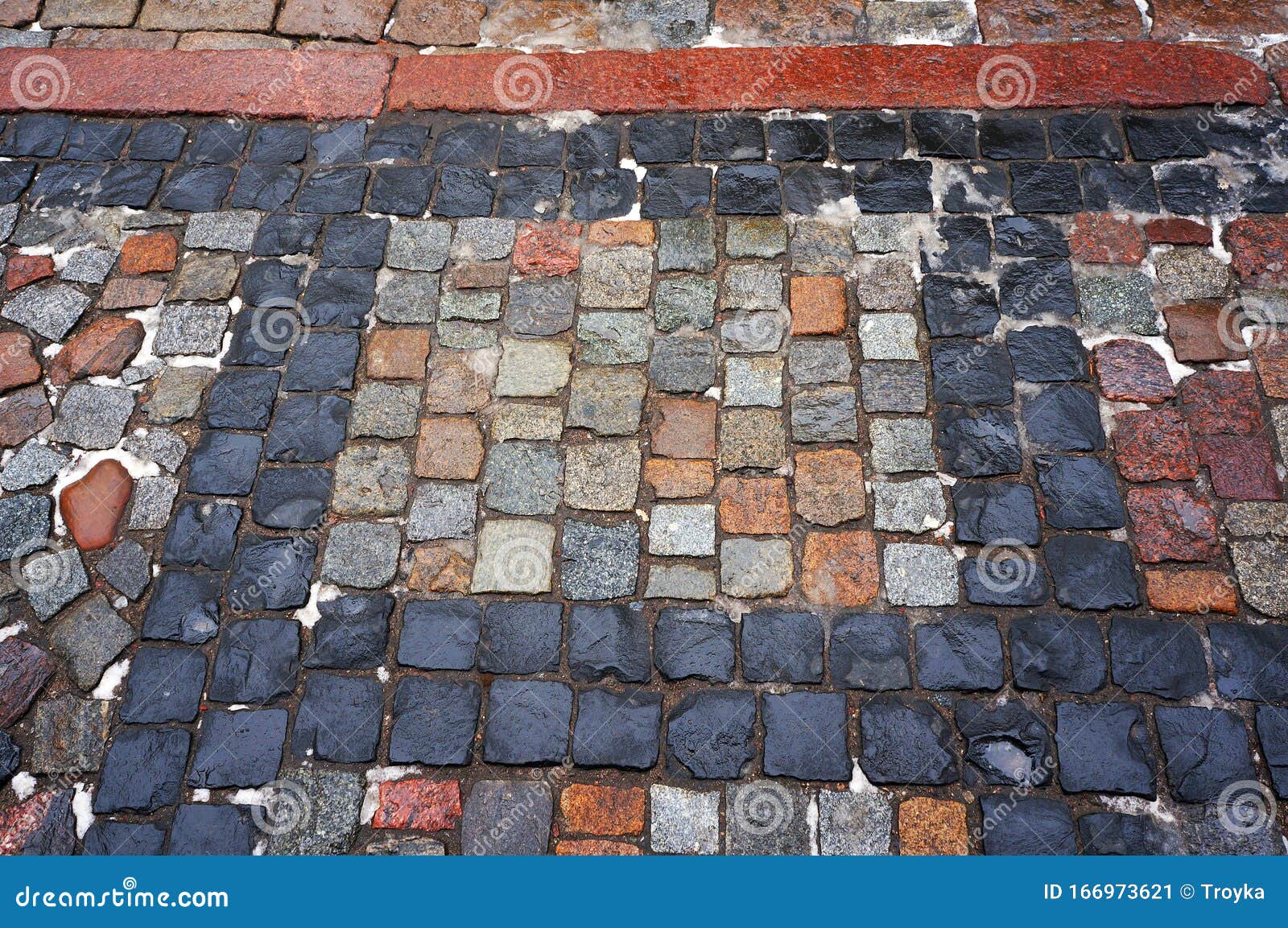 Stone pavement pattern stock image. Image of path, architectural ...