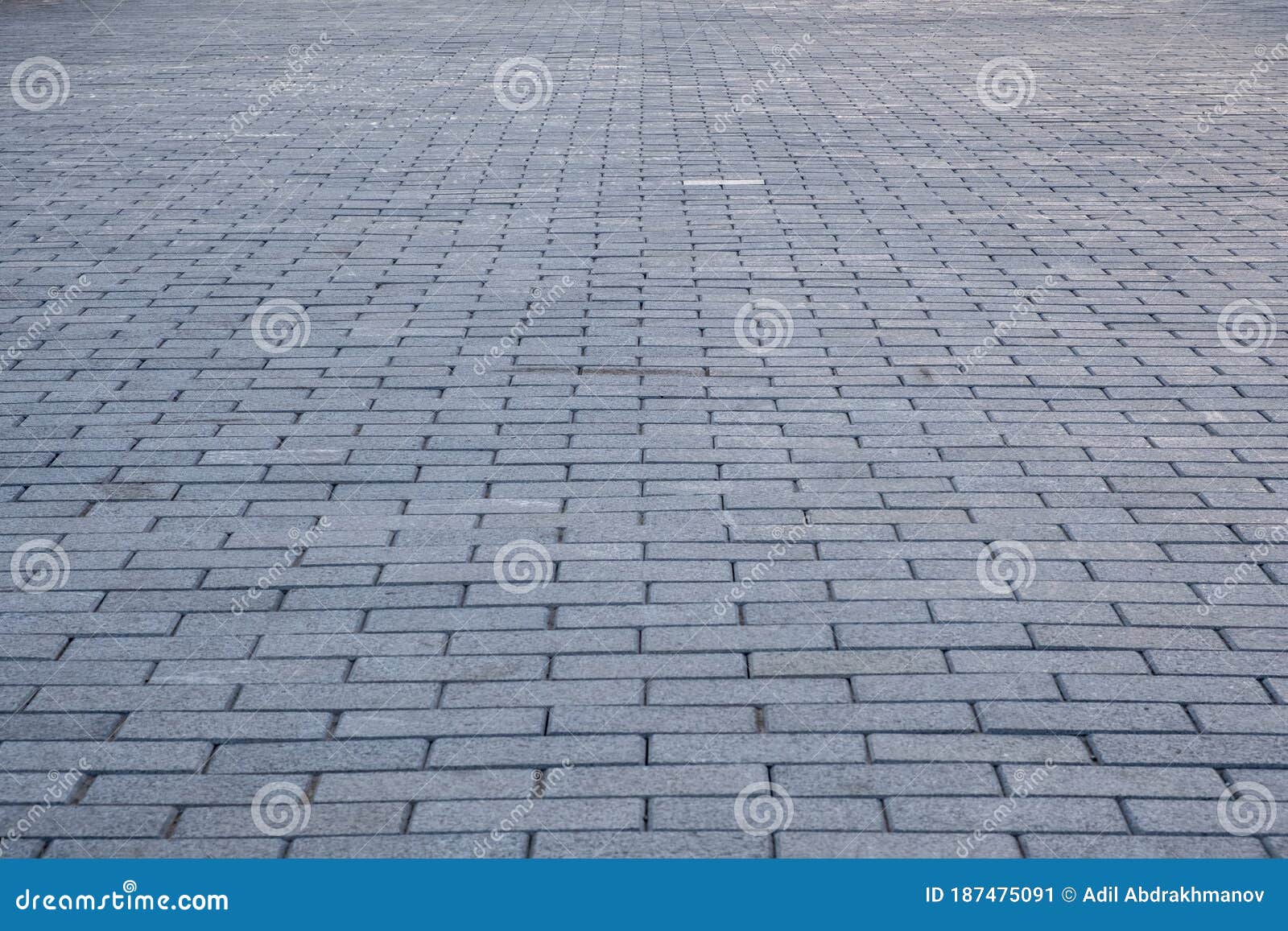 Stone Pavement in Perspective. Stock Image - Image of floor, square ...