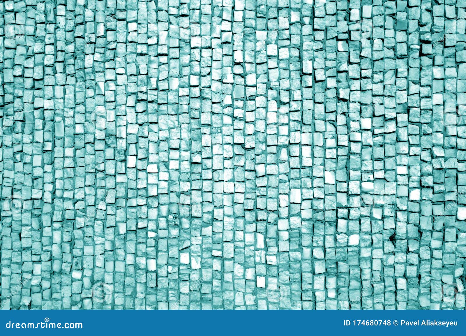 Stone Pavement Surface in Cyan Tone Stock Photo - Image of architecture ...