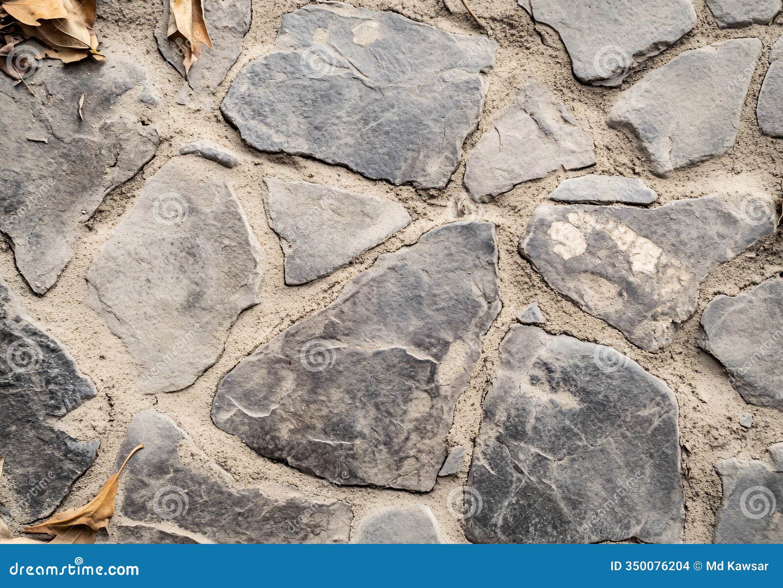 Stone Pavement Texture Background with Footprints High Quality Image ...