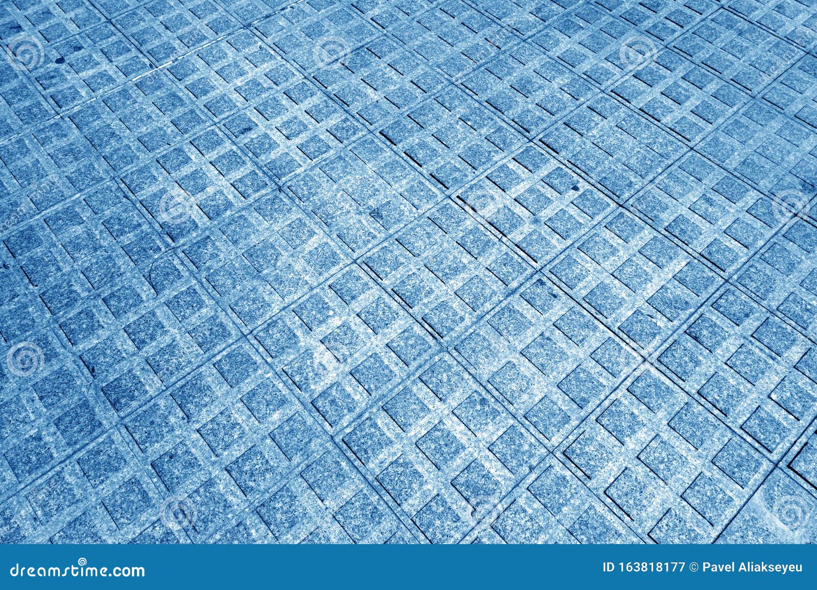 Stone Pavement Texture with Blur Effect in Navy Blue Tone Stock Image ...