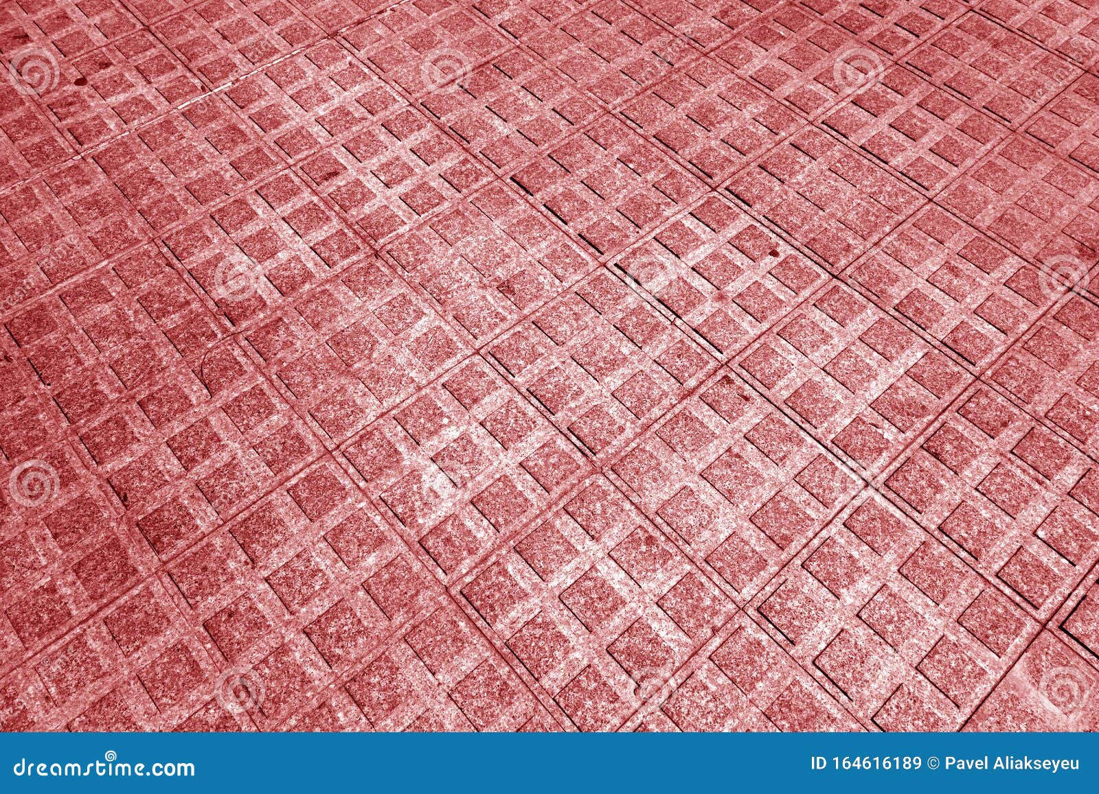 Stone Pavement Texture with Blur Effect in Red Tone Stock Image - Image ...