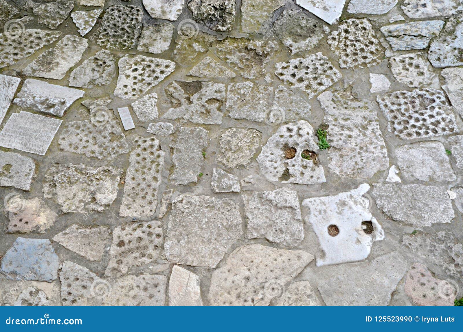 Stone Pavement Texture. Istanbul, Turkey. Stock Photo - Image of ...