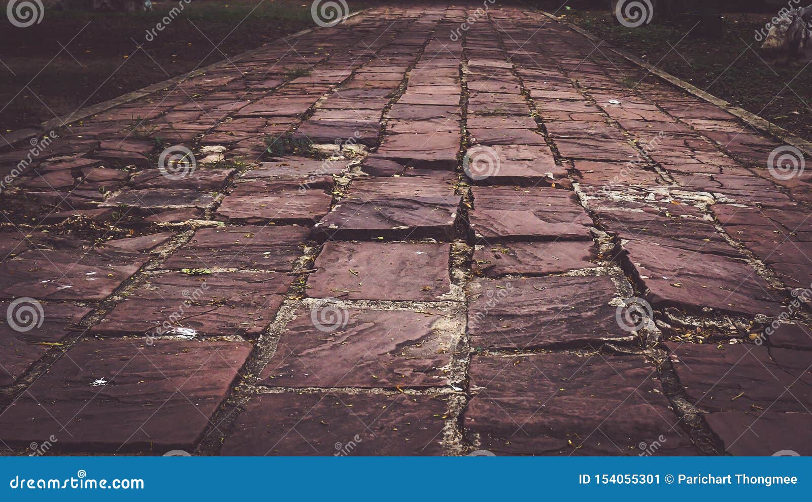 Stone Pavement Texture in Perspective. Pavement Background Stock Image ...