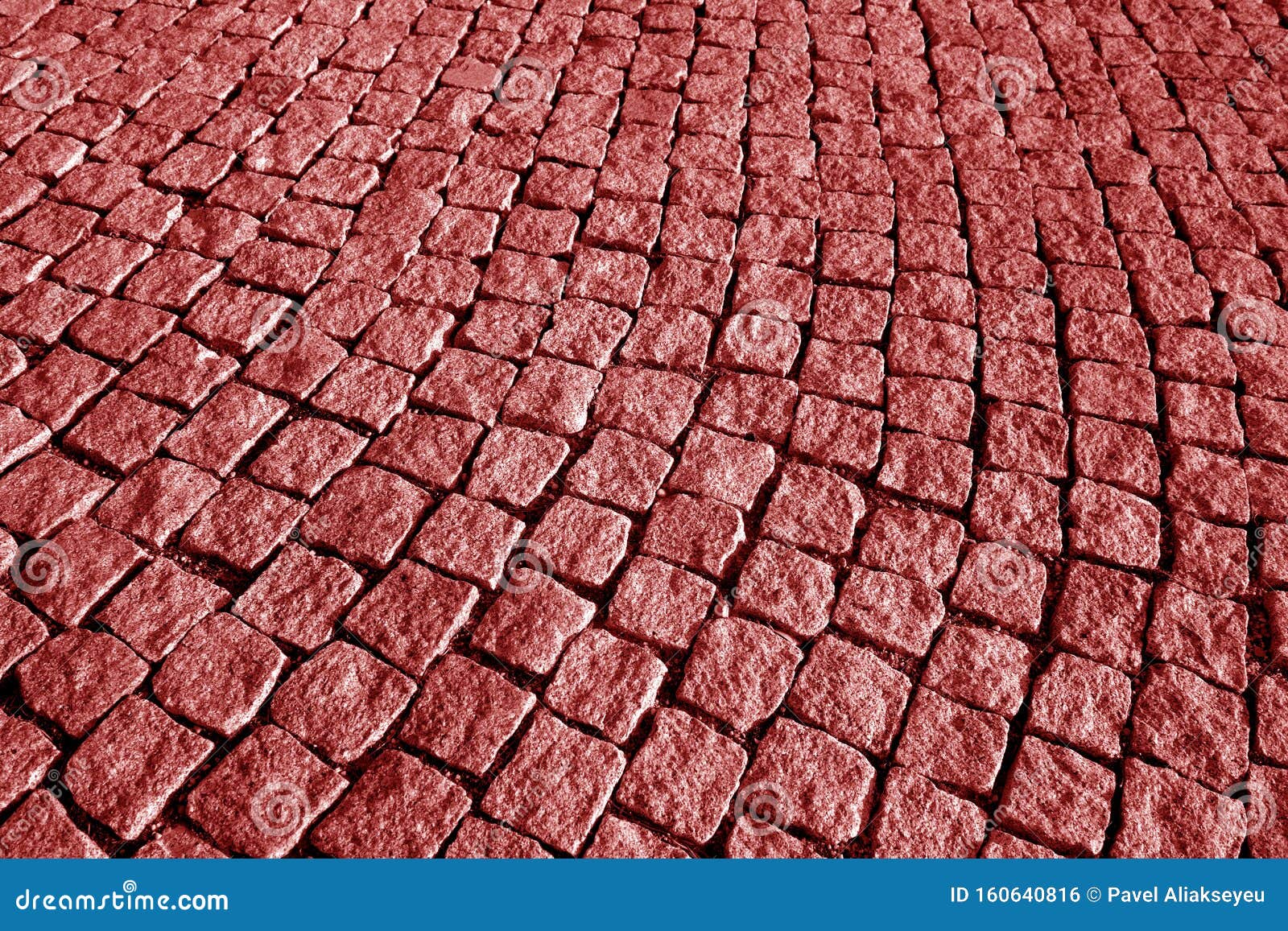 Stone Pavement Texture in Red Tone Stock Photo - Image of paving ...