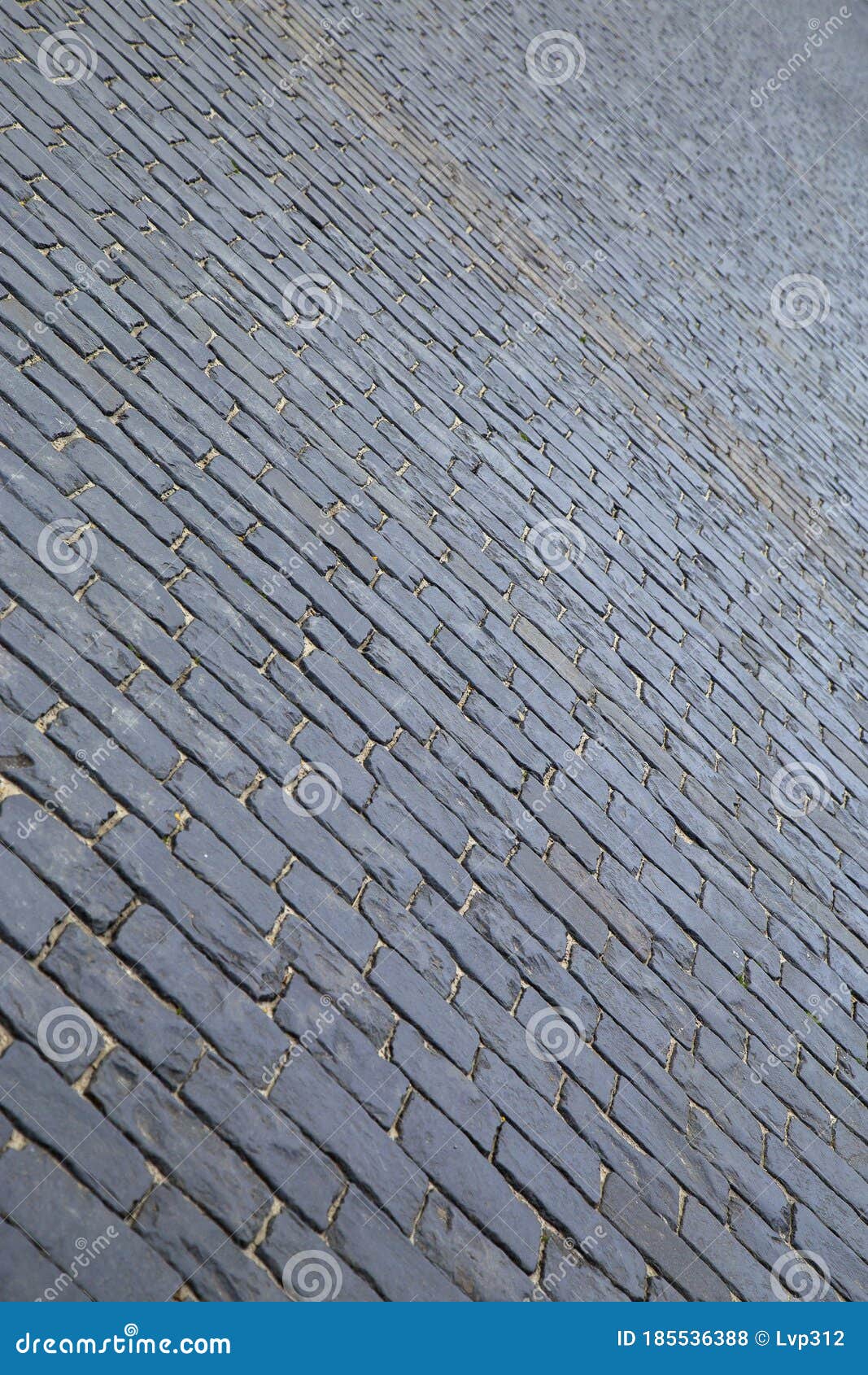 Stone Paving Stone of Rectangular Shape. Stock Photo - Image of ...