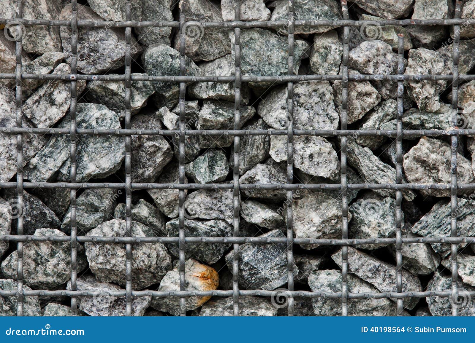 Stone Paving Stones of Granite in a Steel Container Stock Photo - Image ...