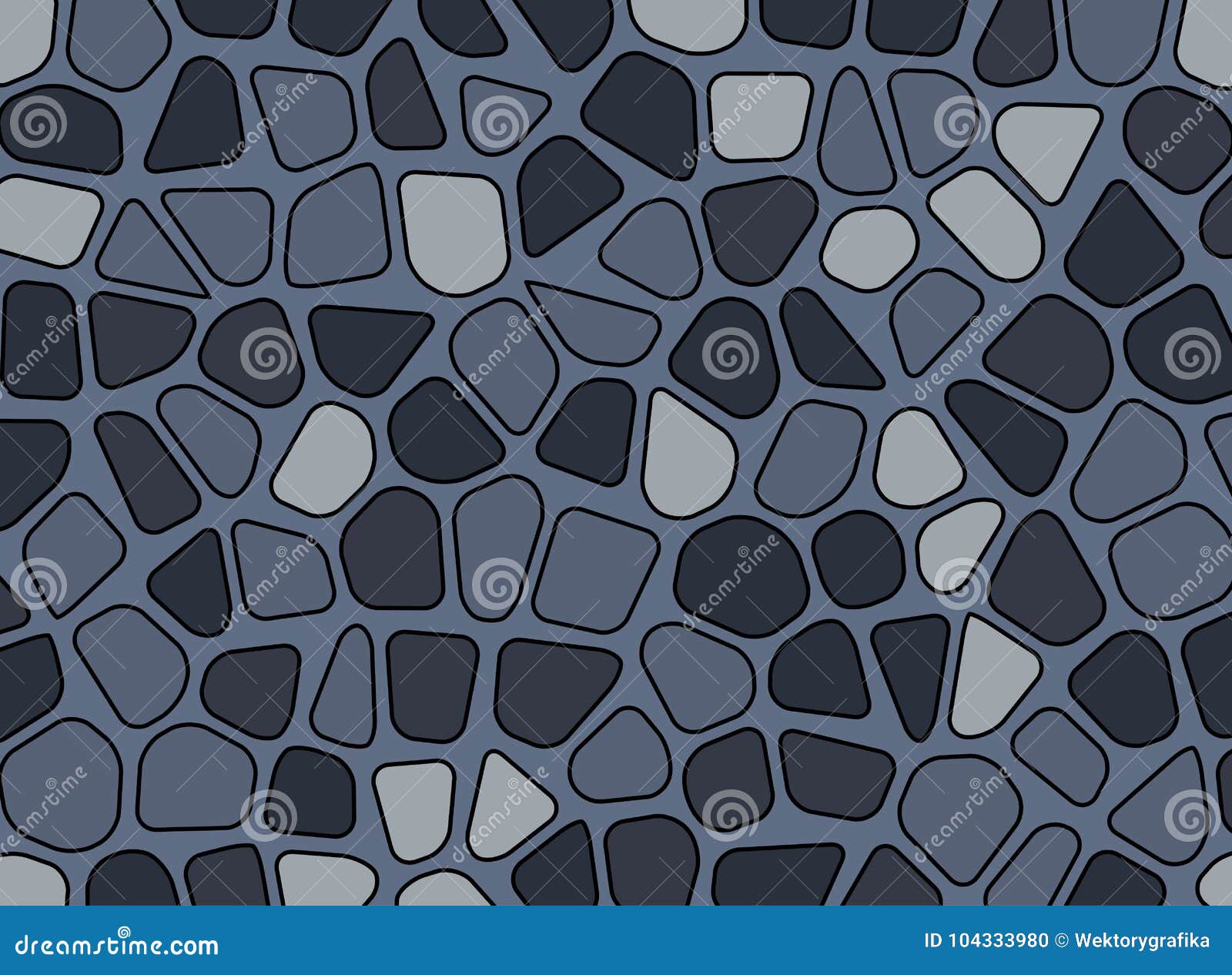 Stone Pebble Texture Mosaic Vector Background Wallpaper Stock Vector ...