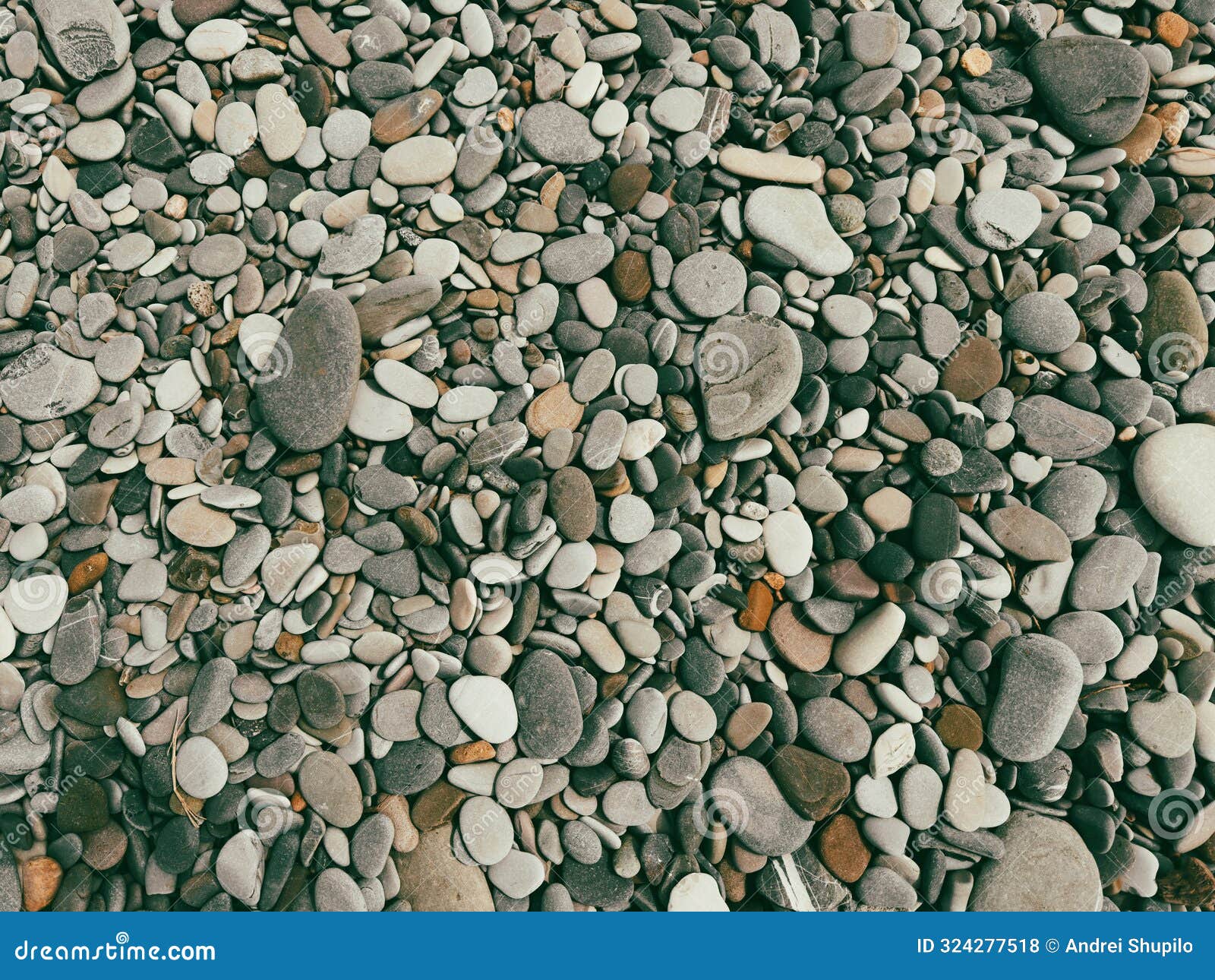 Stone Pebbles As an Abstract Background. Texture Stock Photo - Image of ...